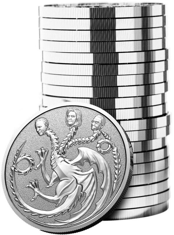 2021 1 Oz. Silver - Inflation Is Coming "Unleash the Beast" - .999 ...