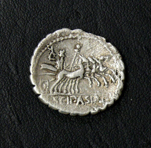 Roman Republic - L. Scipio Asiagenus 106 BC Silver Denarius, Head of ...